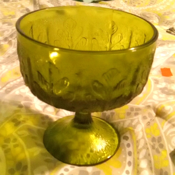 Vintage | Dining | Amezing Green Glass Vase | Poshmark